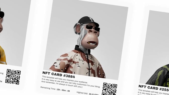 Create a fantastic promo video for your nft by Adamserhani552 | Fiverr