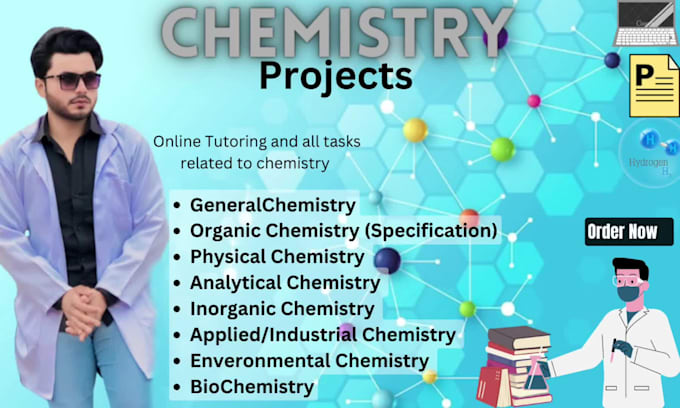 Assist you in all chemistry problems and tasks by Alihassan3566 | Fiverr