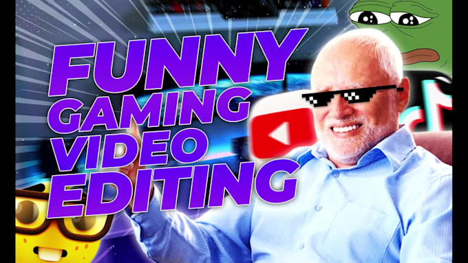 Edit a funny gaming video for youtube with memes by Adenthevoid | Fiverr