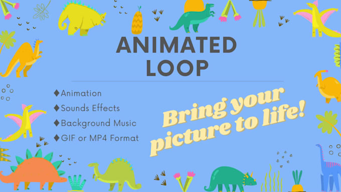 Animate your picture in loop animation by Pavaluts | Fiverr
