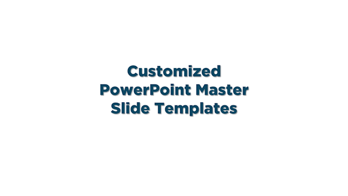 Design a customized powerpoint master slide template for your brand by ...