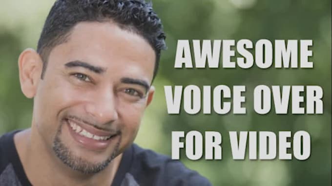 Give you a voice over for your video project that will pop by ...