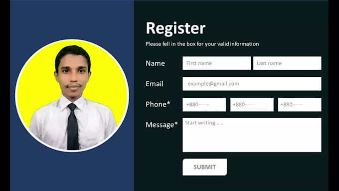 Write html or css custom code for forms and tables by Shahnazulislam ...