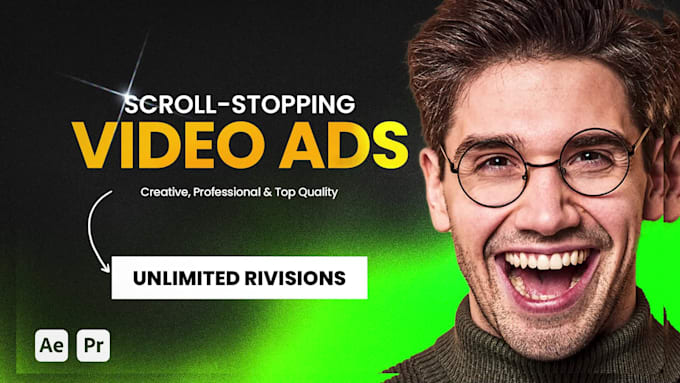 Create scroll stopping video ads for your business by Onclave_p | Fiverr