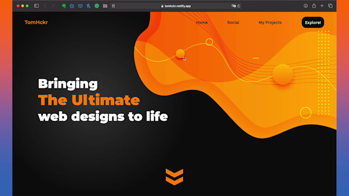 Design a professional, responsive, stylish, modern website by Tomhckr ...