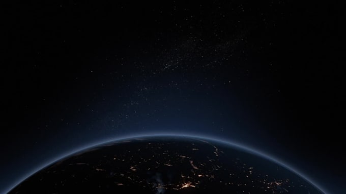 Make an amazing space cinematic intro with text or a logo by Haxsss ...