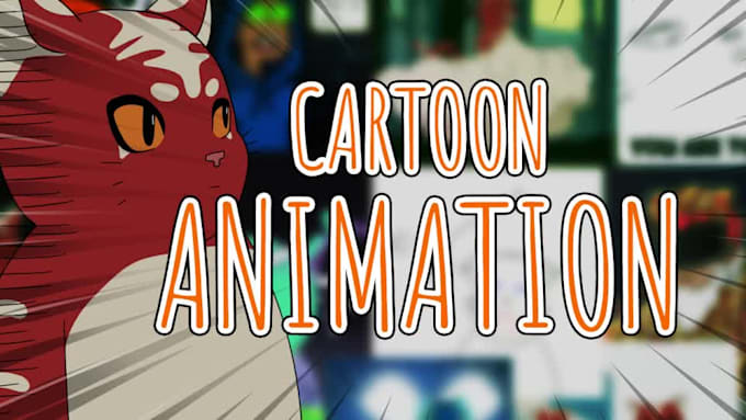 Create cartoon gif animation for you by Poplavskk | Fiverr