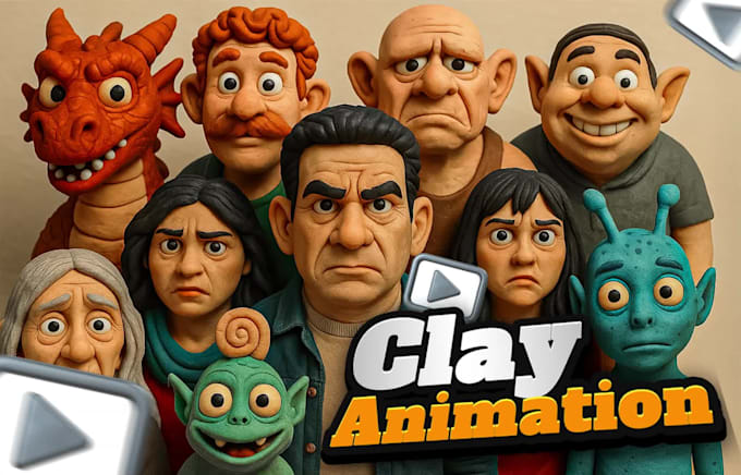 Create captivating 3d claymation animations for your project by ...