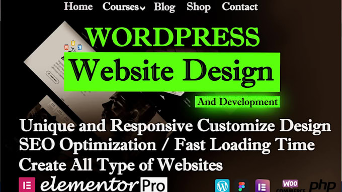 Develop custom wordpress website design with responsive wordpress website by Moeezch76 | Fiverr
