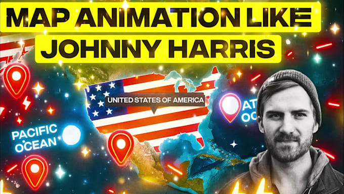 Create vox or johnny harris style map animations for travel ...