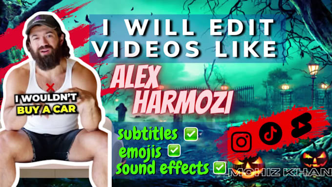 Alex hormozi style video editing by Mohizk | Fiverr
