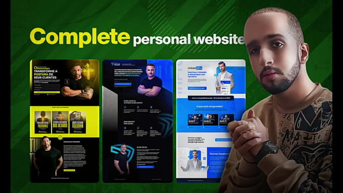 Create personal website and portfolio website by Amirmazban | Fiverr