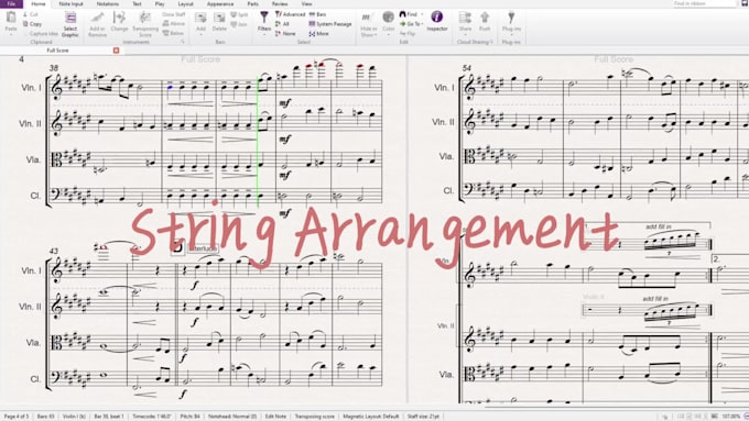 Arrange strings for your music by Milzyv | Fiverr