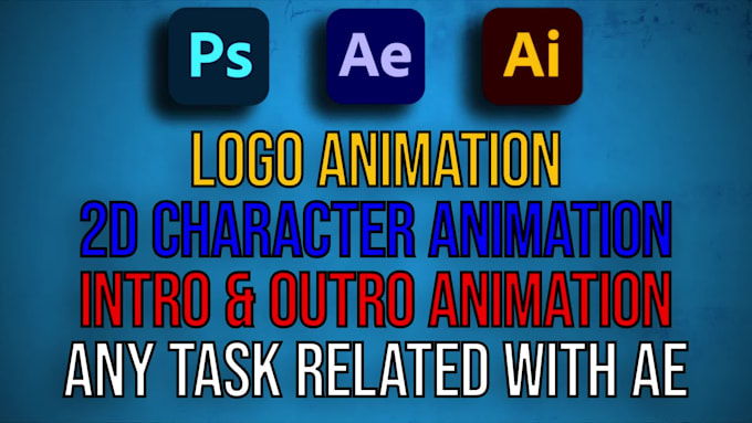 Animate logo , 2d character , intro and outro by Danilsih | Fiverr