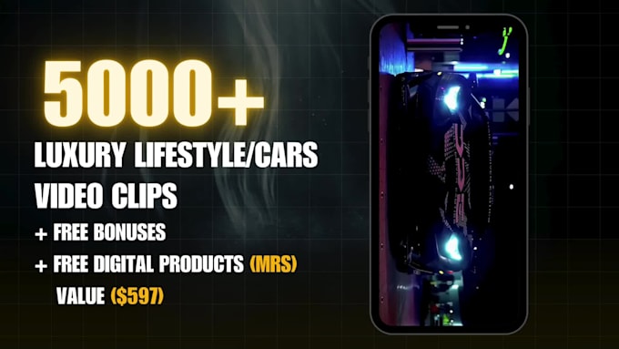 Create 12,500 plus luxury lifestyle and car reels for instagram theme ...