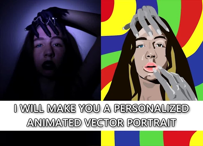 Make you a personalized animated vector portrait by Epydemia | Fiverr