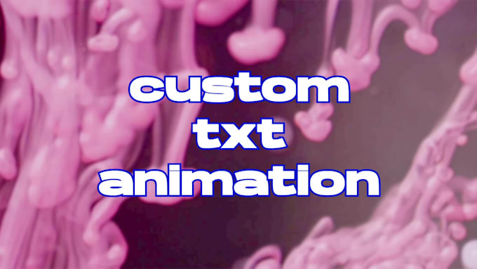 Create a unique text animation by Weeloot | Fiverr