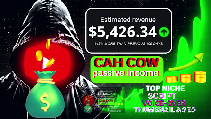 Create high retention, monetizable cash cow videos that make passive ...