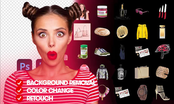 Retouches, clipping paths, alpha masks, color changes by Teampremago ...