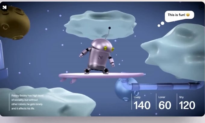 Create Interactive 3d Web Experience 3d Animated Website With Threejs Webgl Gsap By Santiago