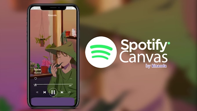 Create hand drawn loop animation for spotify canvas by Kinacola | Fiverr
