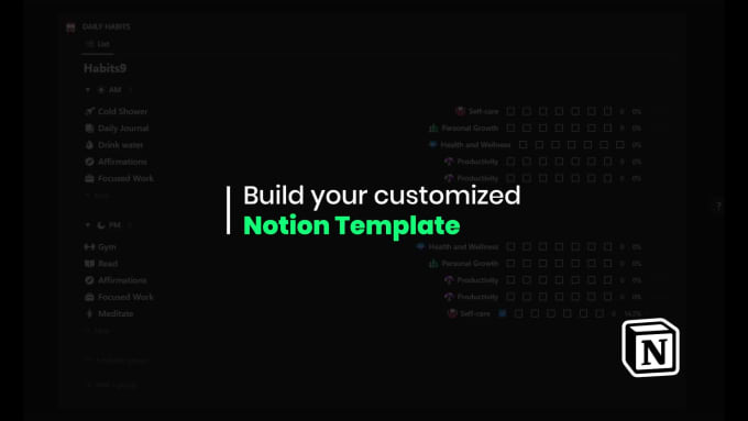 Build A Custom Notion Template With Automation As Your Notion Expert By Designfirm1 Fiverr