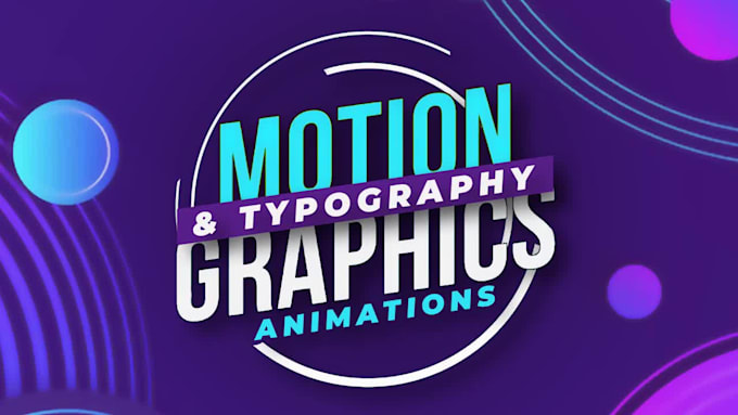 Create motion graphics, typography animations by Gfxengine_2024 | Fiverr
