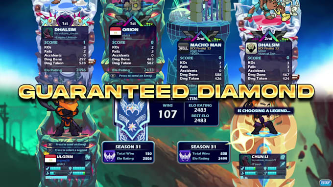 Be your pro valhallan brawlhalla teammate by Xedit_ | Fiverr