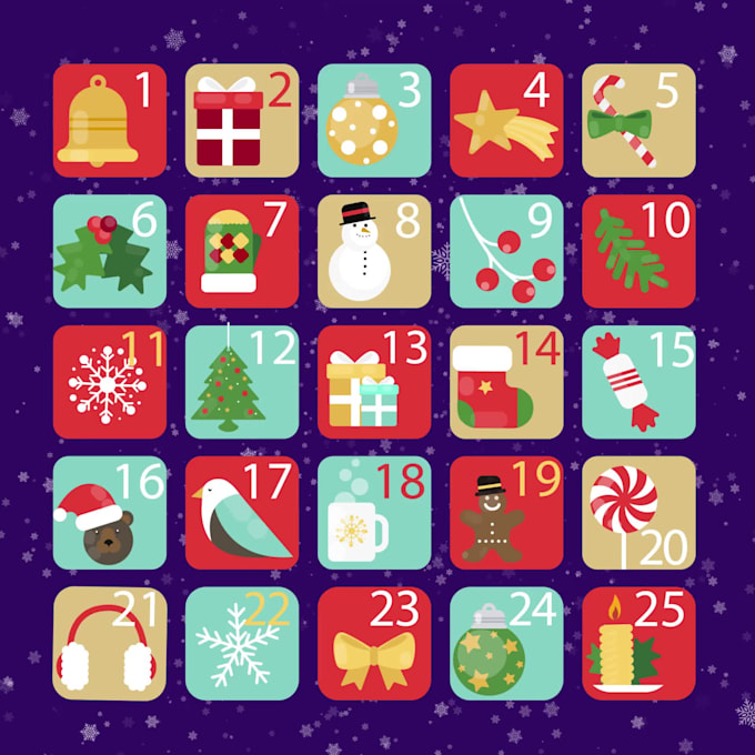 Create an advent calendar animation video by Docyar | Fiverr