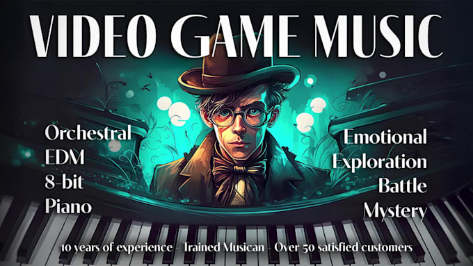 Compose custom background music for your video game soundtrack by ...