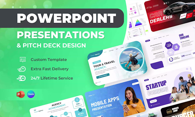 Create powerpoint presentation and pitch deck design by Dekkadesignteam ...