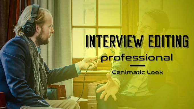 Edit interviews or zoom recordings by Anastnx | Fiverr