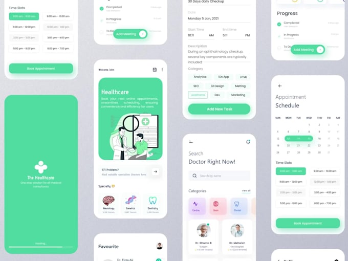 Do mobile app ux ui design and clickable protoype in figma by Rise_studios | Fiverr