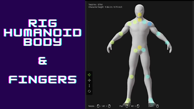 Rig any 3d humanoid character or retargeting mocap by Part_timers | Fiverr