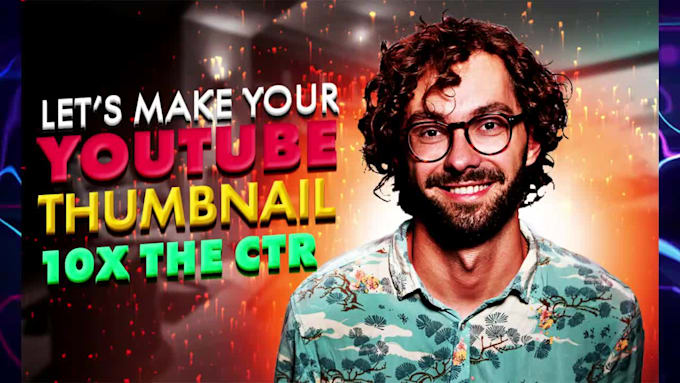 Design amazing professional eye catching youtube thumbnails by ...