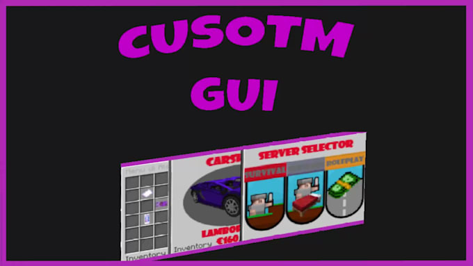 Customize minecraft gui for your server by Antodirector | Fiverr