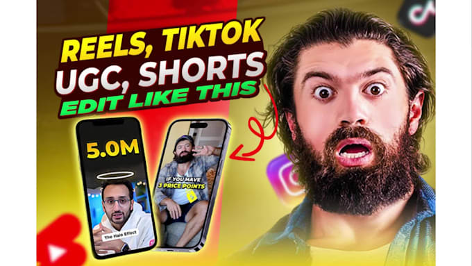 Edit tiktoks, reels, ugc videos or shorts with captions by Roky_bul | Fiverr