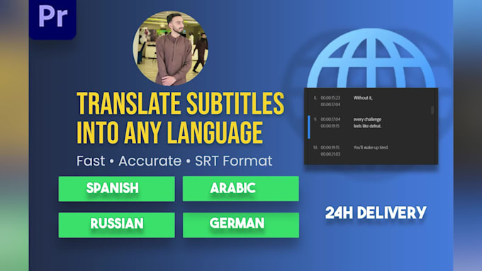 Add german, spanish, arabic, urdu languages subtitles or translated ...