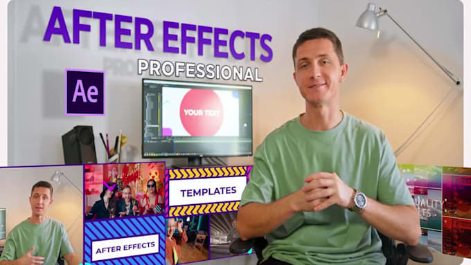 Edit and customize after effects templates by Vladiographer | Fiverr