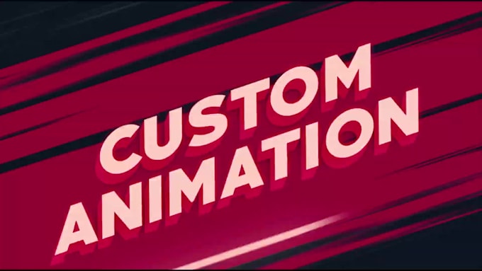 Make a custom animation or video edit in hd, full hd, 4k by Anymike ...