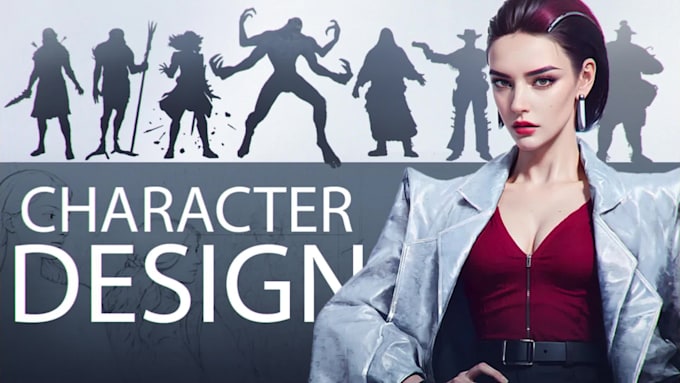 Design realistic character concept art, fantasy or sci fi by ...