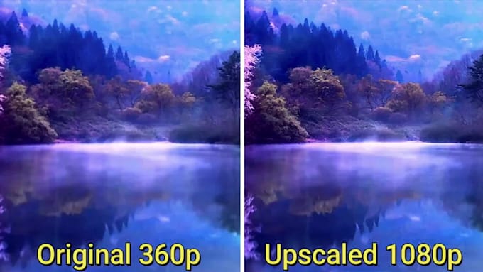 Do 1080p ai upscale rendering to your video by Badcaptainstudi | Fiverr