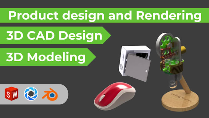 Do 3d cad design and product design on solidworks by Dilshan_bkt | Fiverr