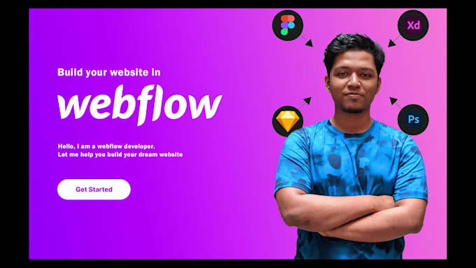 Create webflow portfolio, figma to webflow, saas website by Srabon_khan8 | Fiverr