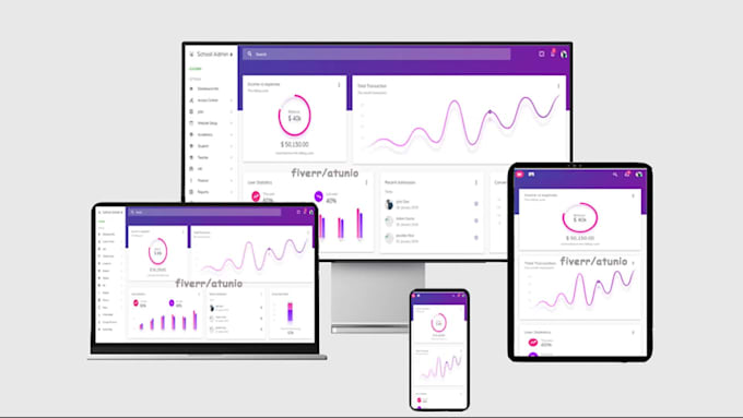 Provide customized school management system saas application by Atunio ...