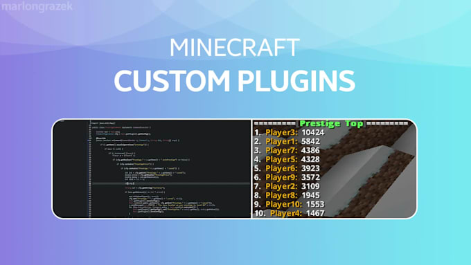 Code you custom spigot plugins by Marlongrazek | Fiverr