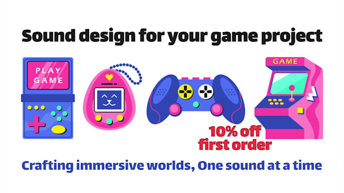 Create sound effects for your video game by Whotfmel | Fiverr