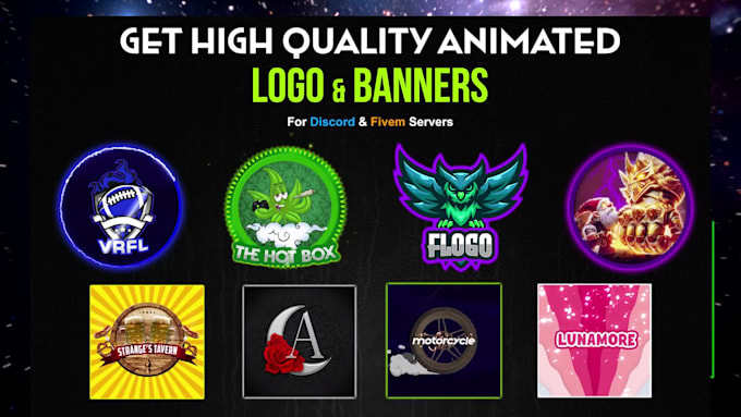 Create discord animated logo, server banner, channel banners by ...