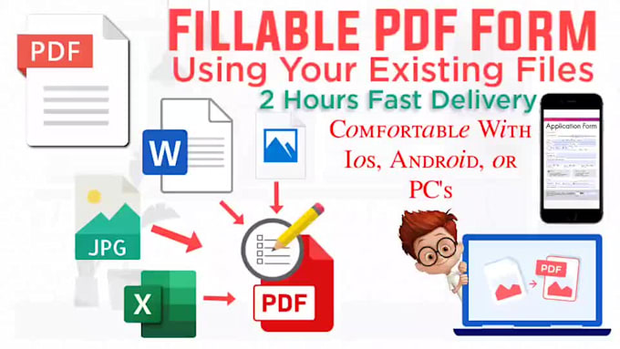 Create fast fillable pdf form by Bunny1007 | Fiverr