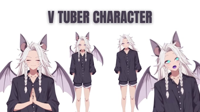 Design and rig 2d vtuber model, live 2d model, 2d anime, 2d vtuber ...
